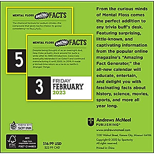 Amazing Facts from Mental Floss 2023 Day-to-Day Calendar: Fascinating Trivia From Mental Floss's Amazing Fact Generator