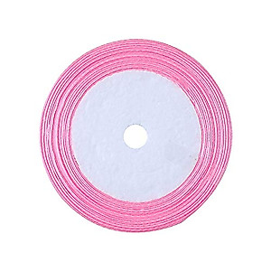 Baby Shower Clothespins,100Pcs Mini Pink Wood Clips with 25 Yard Pink Ribbon,3.5cm Wooden Clothespins Photo Craft Mini Clips