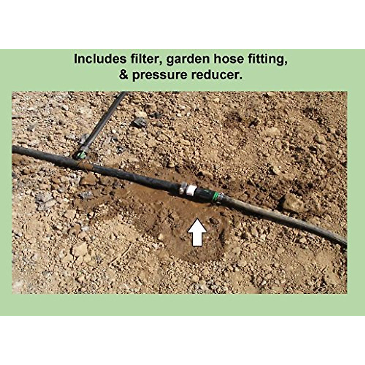 Vegetable Garden Drip Kit – 20 Rows x 50 Ft– Watering Garden Drip Irrigation