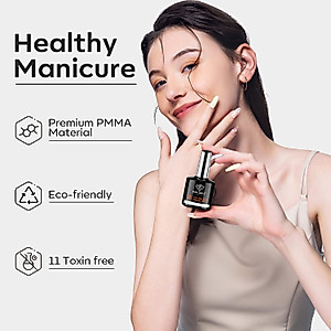 modelones Nail Tips and Glue Gel Kit, Gel x Nail Kit with 4-in-One Nail Glue, 500Pcs Nail Tips Half Matte Medium Coffin Shape, Mini LED Nail Lamp, Nail Dehydrator for Fast Extension Salon Nail Art