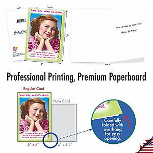 NobleWorks -1 Funny Birthday Card for Women - Inappropriate Grown-Up Humor, Hilarious Birthdays (Buyer Discretion Advised) - Biggest Wh-re 0908