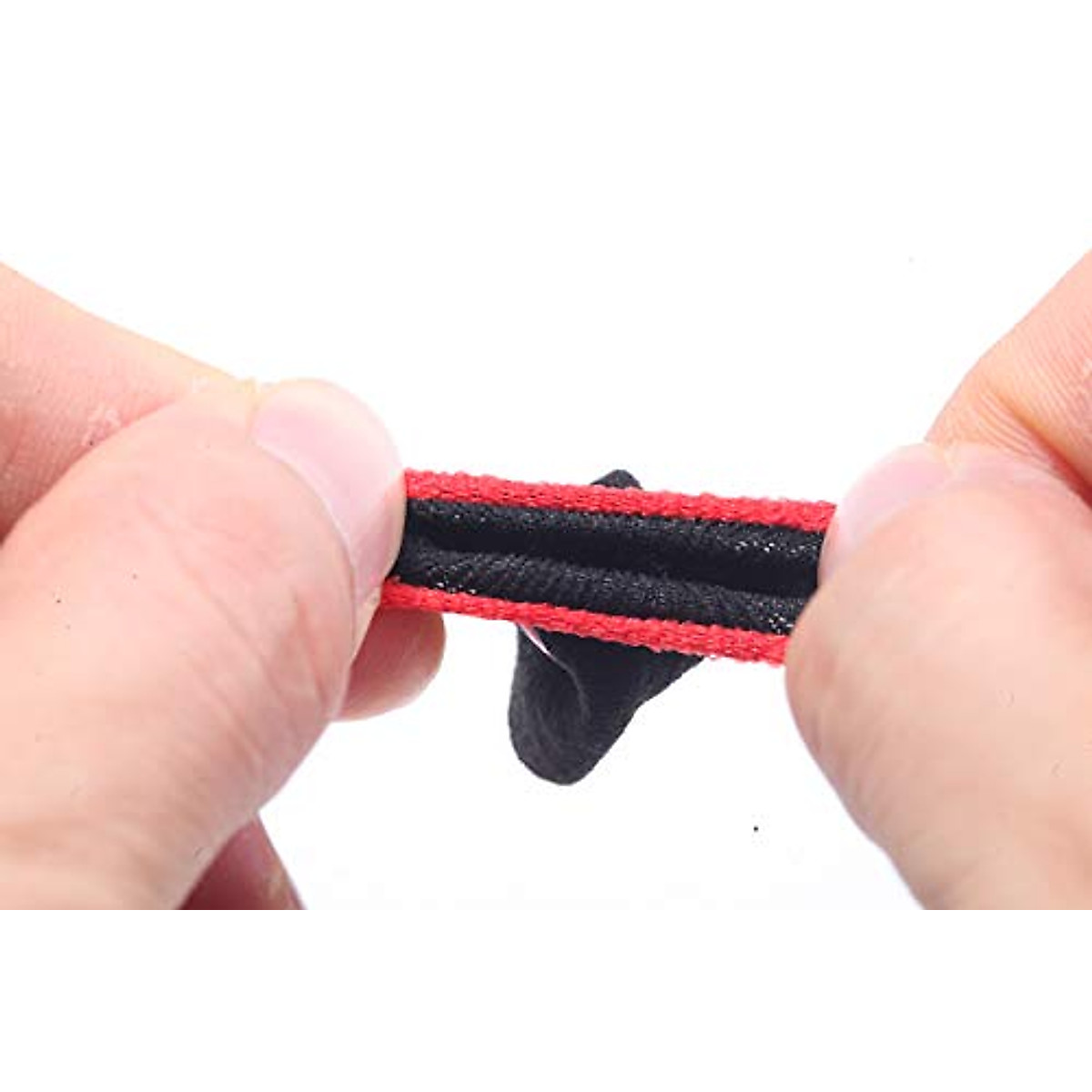 Mobile Game Controller Finger Sleeve Sets [6 PCs],Anti-Sweat Breathable Touchscreen Finger Sleeve for Mobile Phone Games for PUBG/Mobile Legends/Knives Out(Black Red)