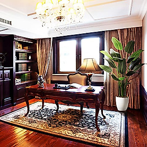 OXLLXO 6.5ft Artificial Silk Bird of Paradise Palm Tree (78in) with 17 Trunks Faux Tree and Plastic Nursery Pot, Fake Plant for Office House Farmhouse Living Room Home Decor (Indoor/Outdoor)