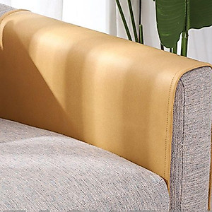 ichuanyi 2023 New Couch Arm Covers,Pet Armchair Slipcover for Couch with 3 Pockets for TV Remote Control，Non-Slip Sofa Arm Covers Washable Sofa Armrests Covers for Living Room (Yellow)