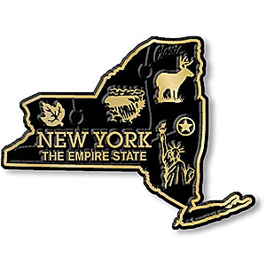 North America Complete Magnet Set by Classic Magnets, 66-Piece Vintage Rubber State & Province Magnets, Collectible Souvenirs Made in The USA