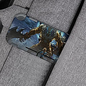 Custom Sticker Skin Compatible with Nintendo Switch & lite Edition Decal Protective Full Set Cover Game Console & Joy Cons Wrap Controller Accessories CGgame Brand Anime Movie Singer (for Switch lite)