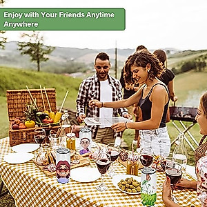 MultiOutools 4 Pack Sublimation Tumblers Blanks Cans, 16oz Stainless Steel Tumbler with Plastic Straw, Double Wall Insulated Beer Cans Cups for Tumbler Heat Press Machine Sublimation Printing