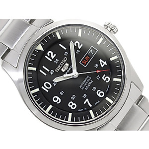 SEIKO Men's self-Winding Watch Made ​​in Japan Black SNZG13J1