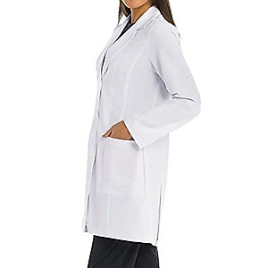 Grey's Anatomy Signature 2402 35" Women's Lab Coat (White, Large)