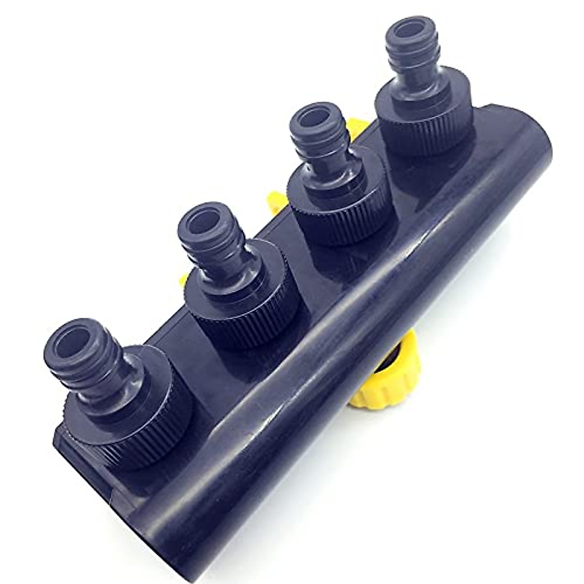 YFQHDD 1 PCS Irrigation Connection Device Garden Hose Pipe Splitter Plastic Drip Irrigation Water Connector Agricultural 4 Way Tap 3/4