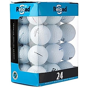 Reload Recycled Golf Balls (24-Pack) of Bridgestone Golf Balls, White