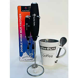 Double Whisk Milk Frother
