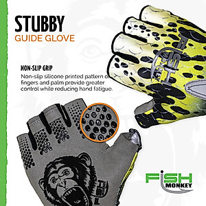 Fish Monkey FM18 Stubby Guide Glove- Bass, XX-Large