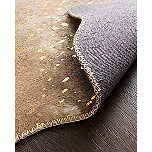 Loloi II Odessa Collection ODE-01 Mocha/Sand, Contemporary 5' x 6'-6" Area Rug