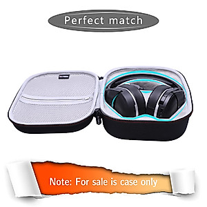 LTGEM Case Compatible with Turtle Beach Stealth 600 / 700 Gen 3 & 600 /700 Gen 2 MAX Wireless Gaming Headset, Black+Gray