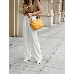 MKF Collection Crossbody Bag for Women,Vegan Leather Shoulder Bag Handbag Purse By Mia K Red