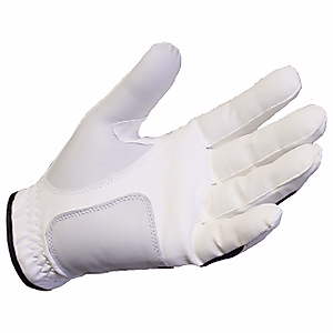 Player Supreme 3-Pack Men's All Weather Synthetic Leather Golf Gloves (M)