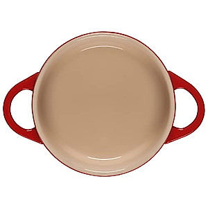 Eiffel Tower Stoneware Mini Cocotte - Cerise