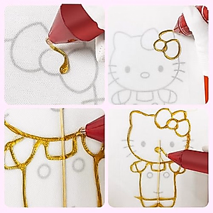 3D Printing Pen for Homemade Candy, KIDHABE Candy Machine for Painting, Classic Hard Candy Sweets for Christmas Gift, Birthday Family Party, Include Pen, 20*Candy Sticks, Mat, Patterned Papers(Gloves)