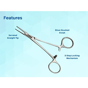 Artery Forceps Straight 5 inches Mosquito Orthodontic Dental Surgical hemostat by Wise LINKERS