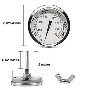 67088 67731 Accurate Grill Thermometer for Weber Genesis 300, Genesis II & Summit Series Grills, Genesis E/S 310 330 Temperature Gauge, Thermostat Replacement for Weber, Center Mount, 2-3/8” Diameter