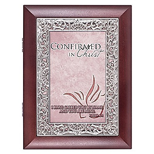 Cottage Garden Confirmation in Christ Rosewood Jewelry Music Box Plays Wonderful World