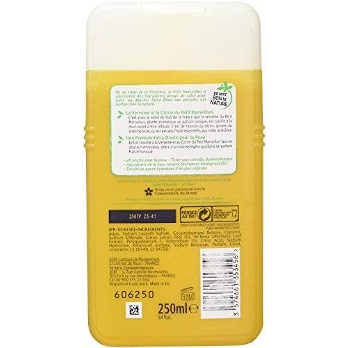 Le Petit Marseillais Verbena and Lemon Shower Gel - 250 ml