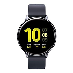 Samsung Galaxy Watch Active2 (44mm), Aqua Black, US Version (Renewed)