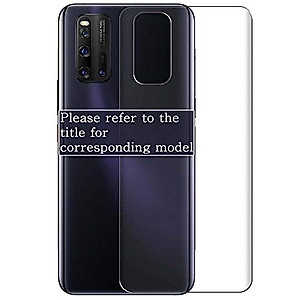 Puccy 2 Pack Back Protector Film, compatible with Panasonic ELUGA Y TPU Guard Cover （ Not Tempered Glass/Not Front Screen Protectors）