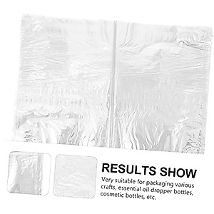 ULTECHNOVO 100 Pcs Heat Shrink Plastic Bag Clear Packing Bags Clear Sealable Bags Plastic Sealable Bags PVC Shrink Heat Shrink Film Wrap Heat Shrink Wrap Heat Shrinkable Film Bags Heat Seal