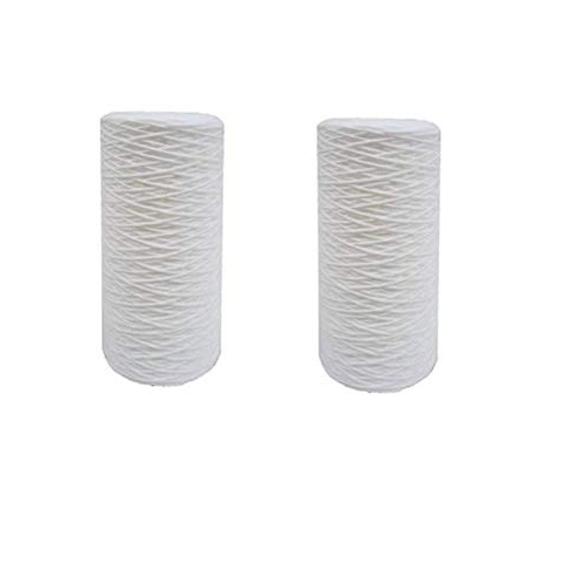 CFS 5 Micron 4.5inches x 10inches Whole House Sediment String Water Filter Replacement Cartridge Compatible with 84637, WPX5BB97P, PC10, 355214-45, 355215-45, WP10BB97P WP5BB97P, 2-Pack