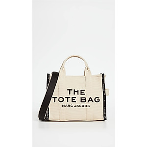 Marc Jacobs Women's The Jacquard Medium Tote Bag, Warm Sand, Tan, Graphic, One Size