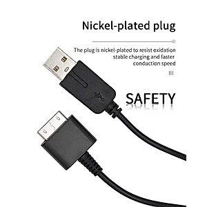 Hyacinyh Data Sync Transfer Power Charger Cable Cord Compatible with PSP Go Power Cable, Data and Power Cable Fit for Sony PSP Go 2 in 1 USB 2.0