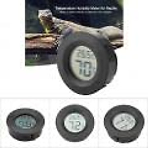 Mini Digital Hygrometer Gauge, Digital Reptile Gauge with Large Backlight LCD Display for Indoor Outdoor Humidifiers Greenhouse Basement