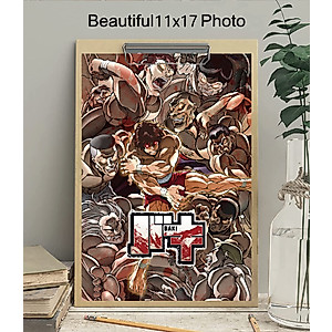 Christ-EZ Anime Cartoons Baki Wall Art Print Poster Home Decor Premium - Matte poster Frameless Gift 11 x 17 inch(28cm x 43cm)