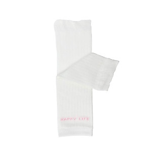 Bowbear 5 Pair Baby and Toddler Leg Warmers, Happy Legs Pink & Gray