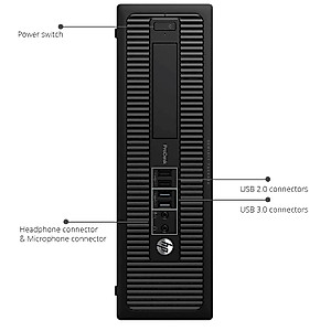 HP Elite 800G1 Desktop Computer PC, Intel Core i5 4th Gen Processor, 16GB RAM, 2TB HDD, MTG New 22 inch Monitor, RGB Speaker and Keyboard Mouse, WiFi Windows 10 Pro 64-Bit (Renewed)