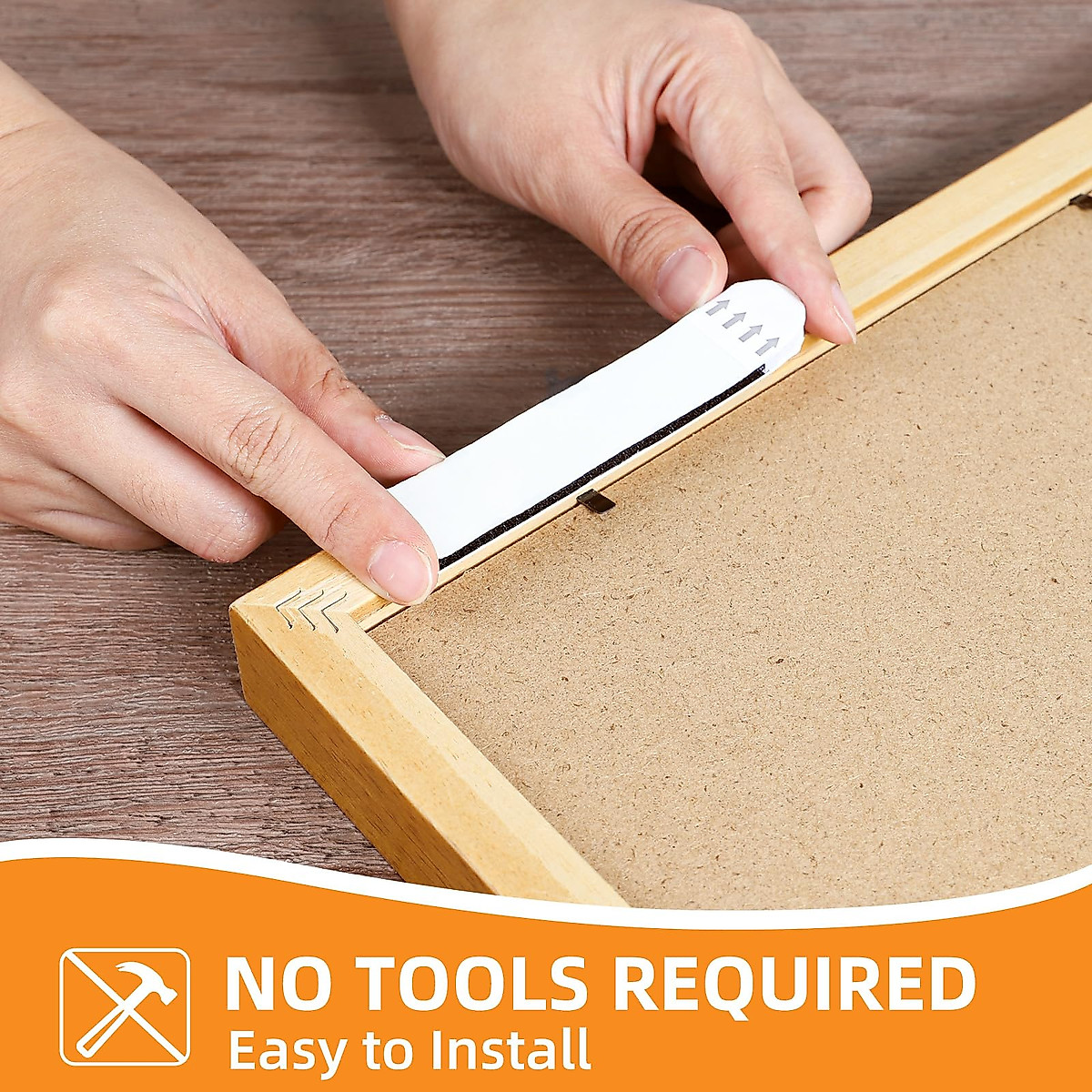 SummerBrite Picture Hanging Strips,Heavy Duty Picture Hanger Kit, Removable Damage Free,Picture Hanging Hooks,Black X Large (40Pack)