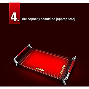 Indoor Electric Grill, Fast Heating BBQ,Smokeless Coated Griddle Pan, Adjustable Thermostat, Skid Resistant Rubber Feet, Easy Cleaning, for Family Sized