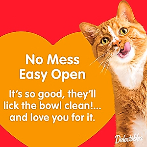 Delectables Bisque Non-Seafood Lickable Wet Cat Treats, Variety Pack, 12 Count (Pack of 1)