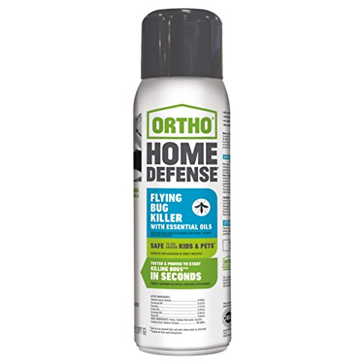 Ortho Home Defense Flying Bug Killer with Essential Oils 14 oz.
