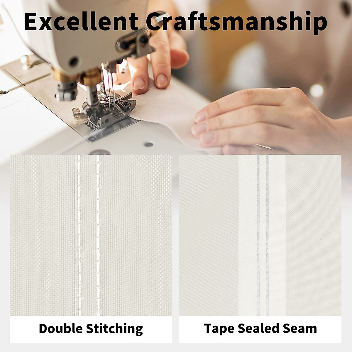 Easy-Going Patio Furniture Cover 64"x64" Square Outdoor Table and Chair Set Covers Waterproof UV Resistant Outdoor Sectional Sofa Set Covers, Beige/Brown