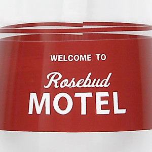 CultureFly Schitt's Creek Merchandise Welcome To Rosebud Motel 16 Oz. Stemless Wine Glass