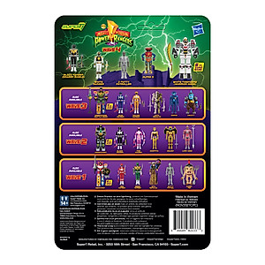 Super7 Mighty Morphin Power Rangers Alpha 5-3.75" Power Rangers Action Figure Classic TV Show Collectibles and Retro Toys