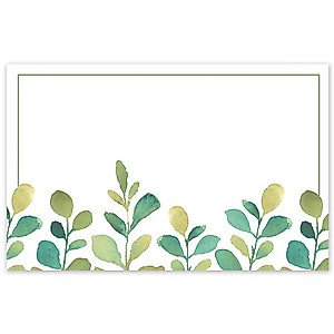 Watercolor Greenery Enclosure Cards/Gift Tags - 3 1/2 x 2 1/4in. (100)