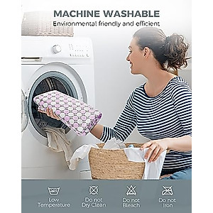 NOWWISH Heating Pad for Back Pain & Cramps Relief, Moist Heat & Auto Shut Off, Machine Washable, Gifts for Women, Mom, Wife,12 "x 24", Purple