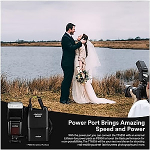 Godox TT685II-O TT685IIO Flash for Olympus, 2.4G Speedlight HSS 1/8000s Flash GN60, TCM Instant Conversion, Quick-Release Lock, TTL Flash Speedlite Compatible for Olympus Panasonic Cameras