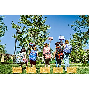 uninni Cute Race Car 16'' Kid’s Backpack for Girls and Boys with Padded, Adjustable Shoulder Straps, Laptop Storage Sleeve, and Storage Pockets for School and Travel, Water-Resistant, BPA Free