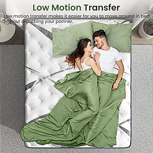 Naiveer Full Size Mattress in A Box,Memory Foam Hybrid Mattress Full Size with Innerspring,CertiPUR-US Certified, Full Mattress 10 Inch Medium Firm,Full Bed Mattress for Back Pain & Pressure Relieve