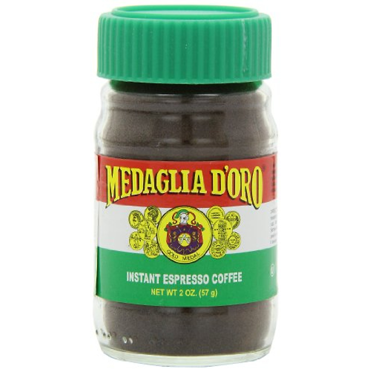 Medaglia D'Oro Espresso Style Instant Coffee, 2 Ounces (Pack of 12)